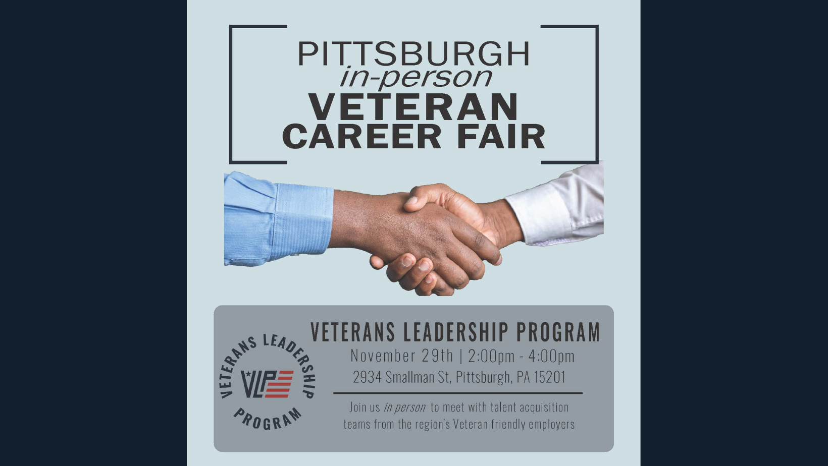 Upcoming Events – Veterans Leadership Program