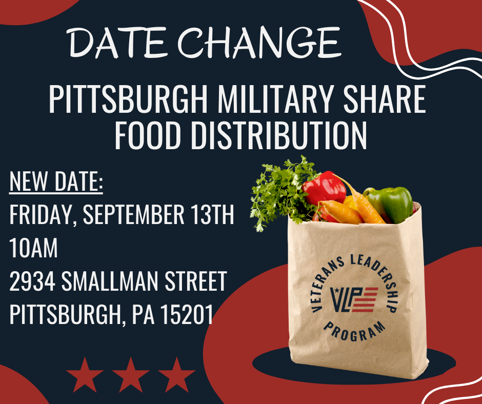 Pittsburgh Military Share Food Distribution - Veterans Leadership Program
